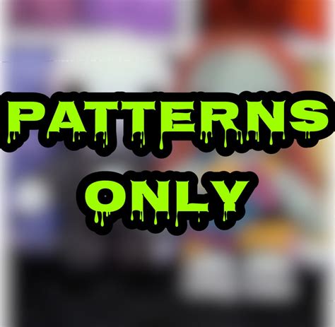 Skelly And Sally Pattern Only