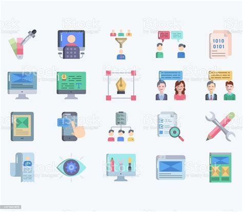 Simple Icon Set Of 40 Ux Ans Ui Vector Line Icons Contains Such Icons As Idea Bug User Mobile