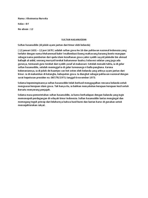 Sultan Hasanuddin Pdf