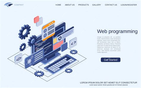 Premium Vector Web Programming Program Coding Website Construction