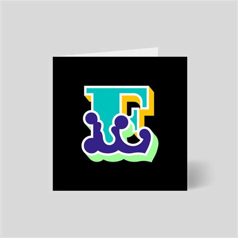 Ben Eine E Art On A Postcard