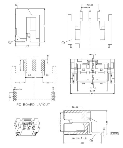 MM Pitch Horizontal SMT Type FPC Connector