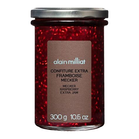 Alain Milliat Mecker Raspberry Jam 106 Oz One 300g Glass Jar