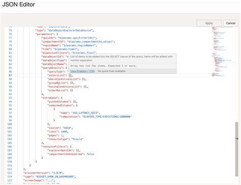 Using The JSON Editor In Explorer