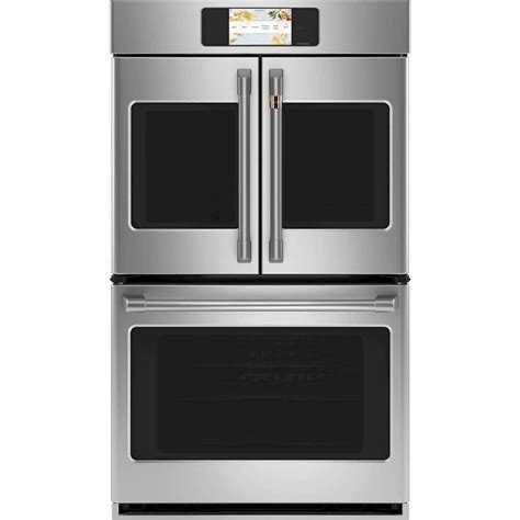 White Electric Double Wall Ovens