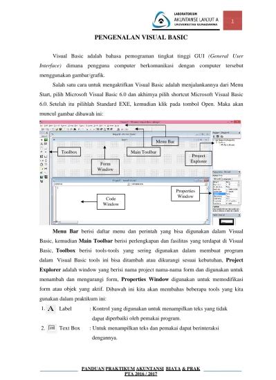 Pengenalan Visual Basic