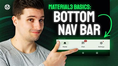 Bottom Navigation Bar With Badges UX With Material3 YouTube