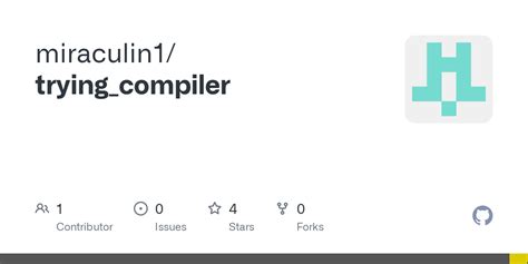 Github Miraculin1tryingcompiler