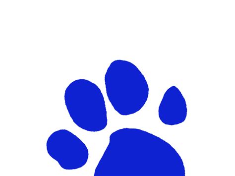 Blues Clues Paw Print