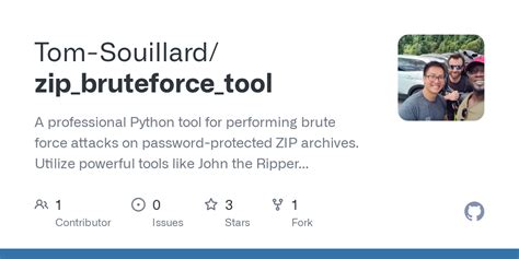 GitHub Tom Souillard Zip Bruteforce Tool A Professional Python Tool