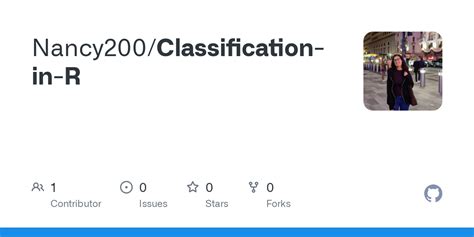Github Nancy200classification In R · Github