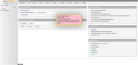 Phpmyadmin 403 Error Database Hestia Control Panel Discourse