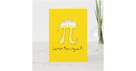 Lemon Meringue Pi Greeting Card Zazzle