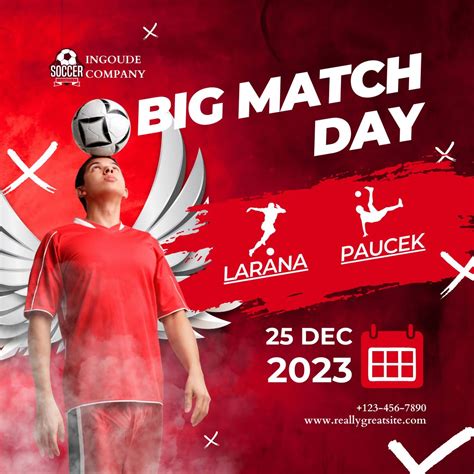 Arhum Mughal On Linkedin Football Match Post Design