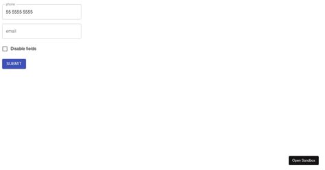 Rhf Disable Controlled Inputs Codesandbox