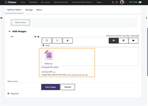 How To Add Powerpoint Slides To Your Moodle Course Using The Lightbox Gallery Plugin Elearning