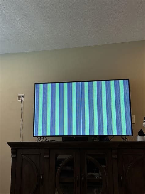 Vizio M60 D1 Has Vertical Green Purple And Grey Lines Sound Is Working On All Inputs But The
