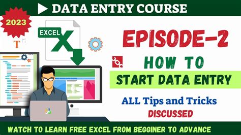 Data Entry Kaise Karte Haindata Entry In Excel Data Entry Full Course Youtube