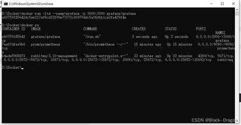 使用 Docker 容器化搭建 监控平台 Grafana Prometheus Rabbitmqprometheus和grafana Rabbitmq Csdn博客
