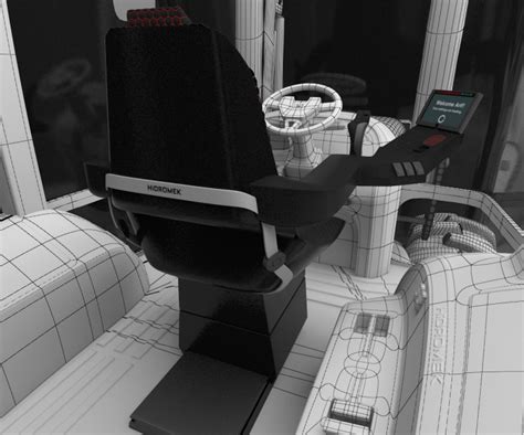 Backhoe Loader Interior Design By Arif Madanoglu At