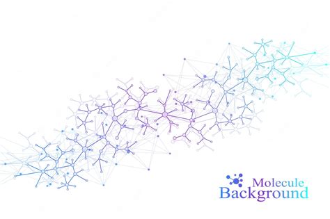 과학 화학 패턴입니다 개념으로 구조 분자 Dna 연구입니다 과학 및 기술 배경 통신입니다 디자인을 위한 의료 과학적 배경입니다 벡터 일러스트 레이 션 프리미엄 벡터