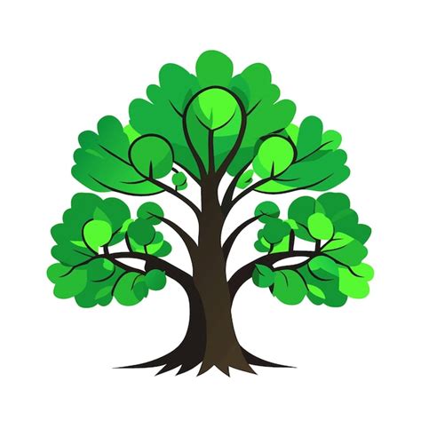 Premium Vector Tree Clipart Vector Desain 0610