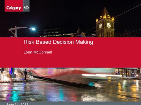 Presentation 3 Risk Based Decision Making Iama