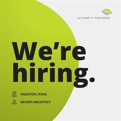 Techjobs Hiringnow Devopsarchitect Cloudcomputing Joinourteam… Authority Partners