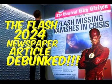 An Flash Sraith Teilifíse Cw 2024 2024 Newspaper Rflashtv