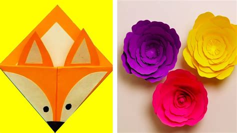 17 Cute Paper Crafts For You And Your Home Youtube
