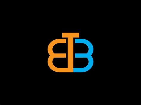 Design Do Logotipo Bb Vetor Premium