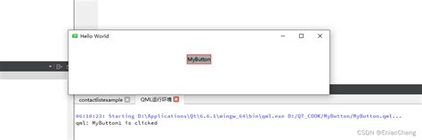 【qml Cook】 013 自定义button方式一qml Button 设置显示内容 Csdn博客