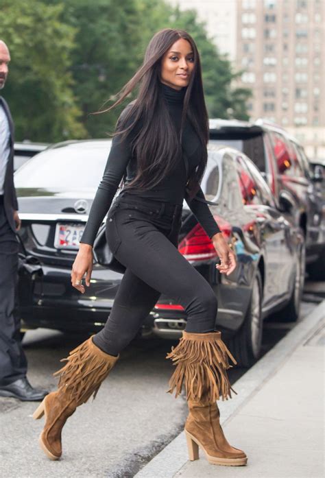 Ciara Leaves Img Models Office In New York 08 11 2015 Hawtcelebs