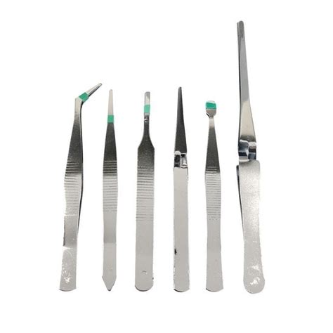 Ensemble De Pincettes Pour Travail De Précision 6 Pièces