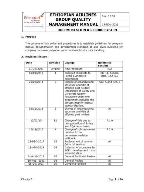 et qmsm chapter 3 documentation and record system rev 10 00 pdf