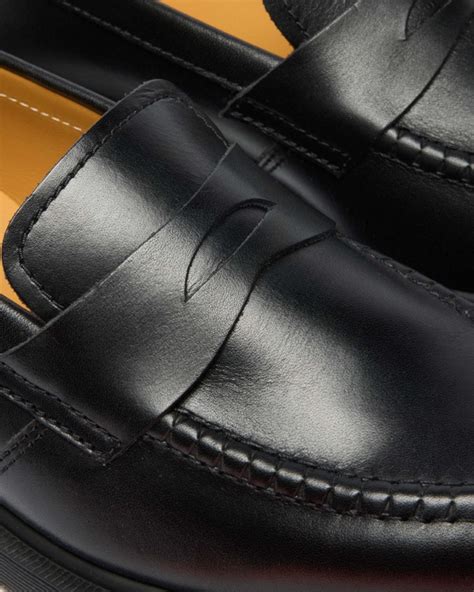 Shop Dr Martens Delapre Penny Loafer Classic Calf In Black