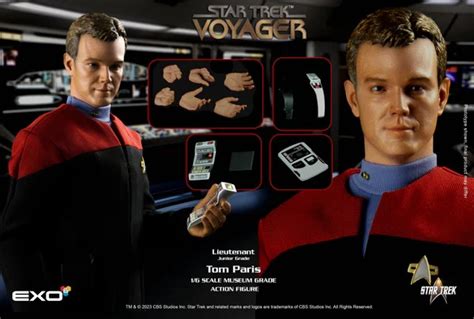 Exo 6 Star Trek Voyager 16 Scale ~ Lts Tom Paris And Belanna Torres