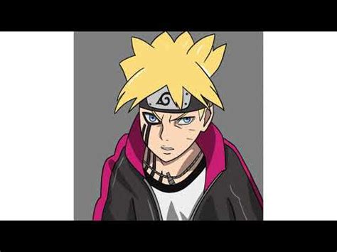 Drawing Boruto In Karma Mode Speed Drawing Art 155 YouTube