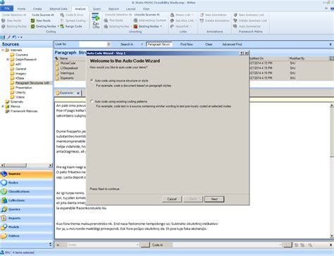 Autocoding Through Styled Or Sequentially Structured Textual Data