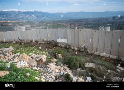 Kafar Kila Lebanon 24th Feb 2022 The Picture Shows The Fatima Gate