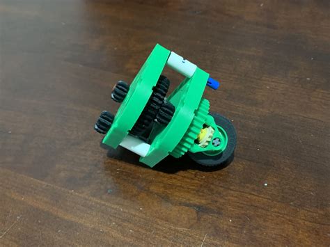 swervebot 3d printed lego compatible omnidirectional robot 7 steps with pictures