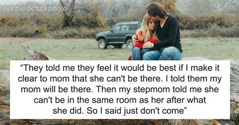 Stepmom Tells Teen Not To Invite His Mom To His Graduation He Tells