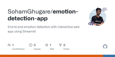 Github Sohamghugareemotion Detection App End To End Emotion