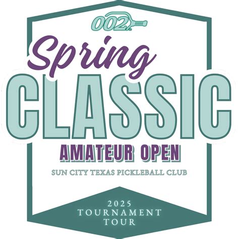 2025 Tournaments — 002 Pickleball