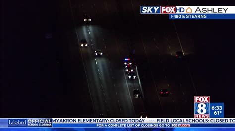 Traffic Alert Light Pole Blocking I 480 Fox 8 Cleveland Wjw