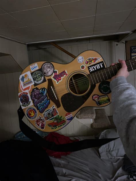 How To Put Stickers Guitar At Julius Scudder Blog