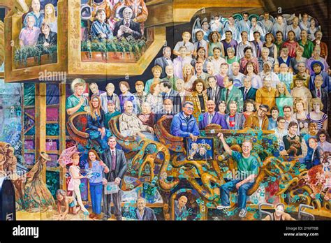 “inspiration” A Mural By Michael Pilato Features Some Of Penn States