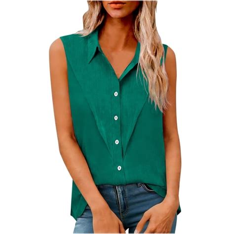 Edvintorg Womens Dressy Casual Tops Business Work Blouses V Neck