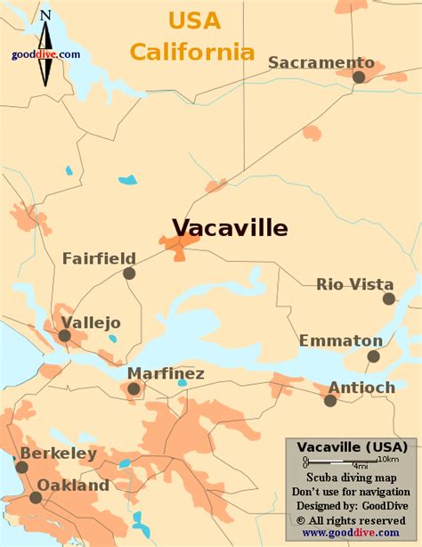 Map Of Vacaville