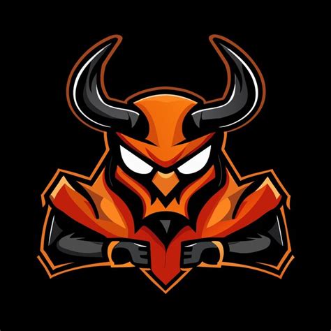 Premium Vector Frontfacing Demon Vector Character